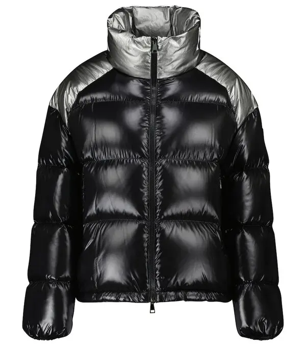 Moncler Cuscute High-neck Down Jacket - Black