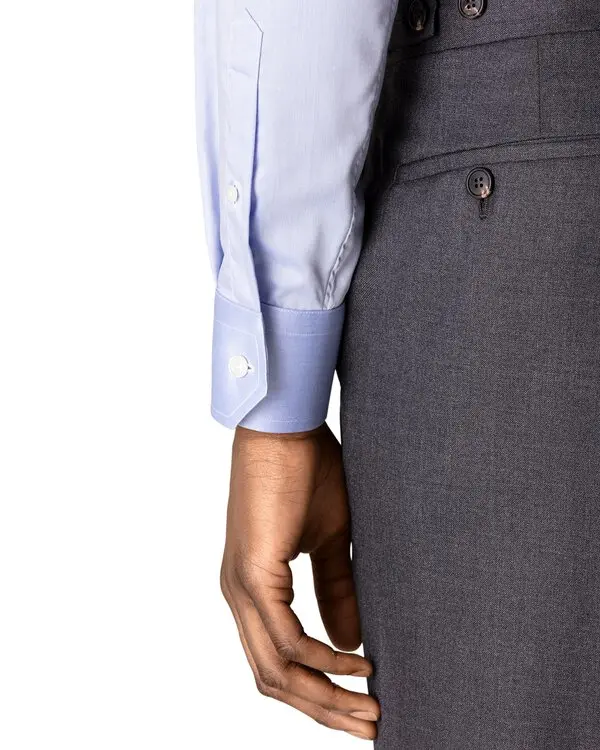 Eton Contemporary Fit Pink Signature Twill Dress Shirt Men's 15