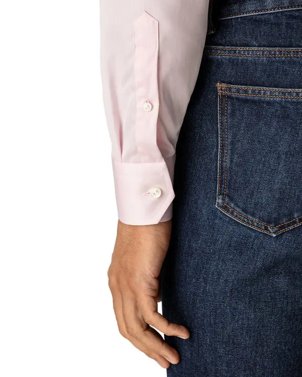Eton Contemporary Fit Signature Twill Dress Shirt - Pink