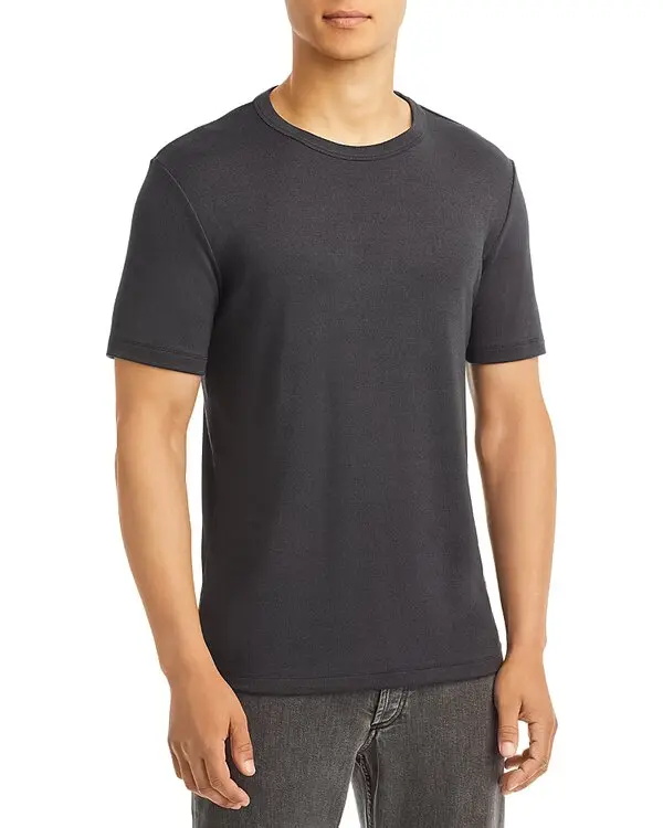 Theory Essential Tee In Modal Jersey - Black Multi