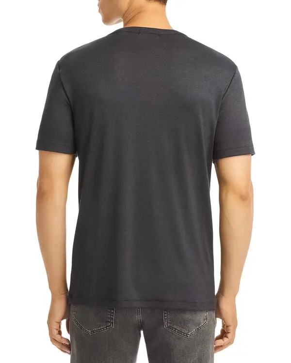 Theory Essential Tee In Modal Jersey - Black Multi