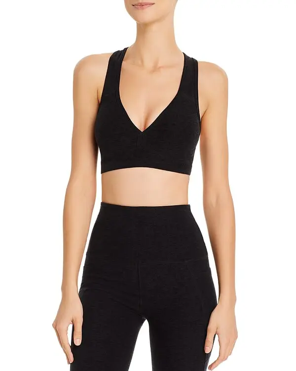 Beyond Yoga Spacedye Lift Your Spirits Sports Bra - Darkest Night
