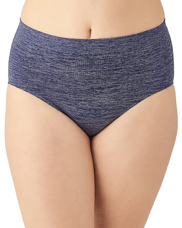 Wacoal B. Smooth Seamless Briefs - Patriot Blue Heather