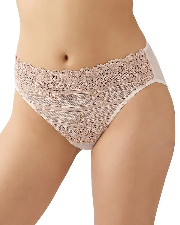 Wacoal Embrace Lace High-cut Briefs - Angelwing/rose Dust