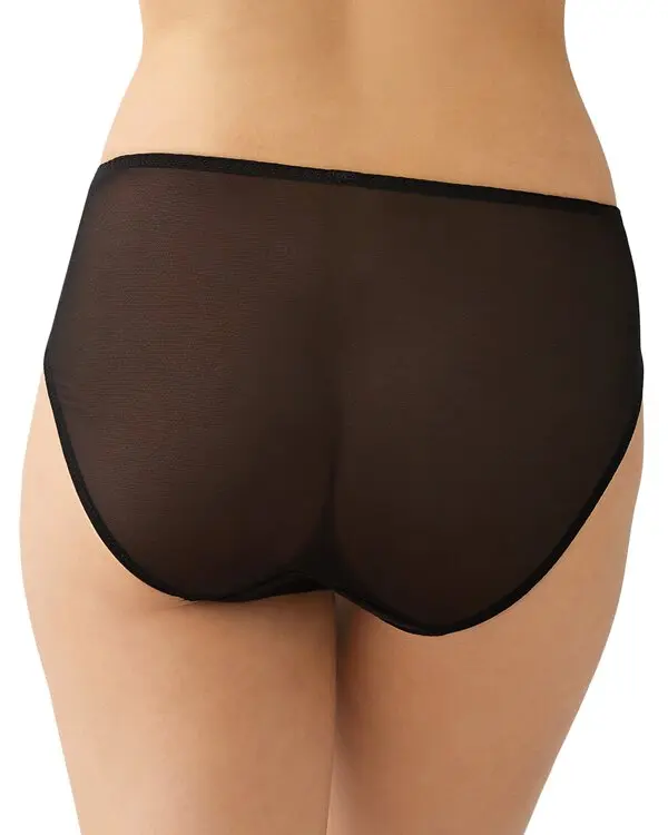 Wacoal Embrace Lace High-cut Briefs - Black/night