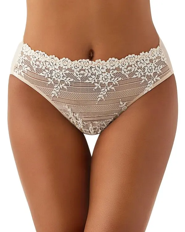 Wacoal Embrace Lace High-cut Briefs - Sand