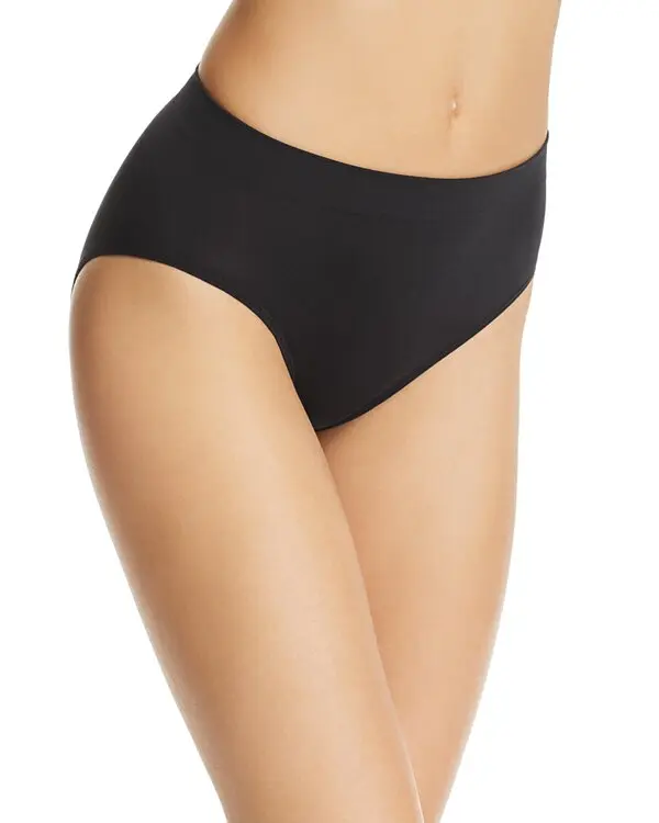 Wacoal B. Smooth Seamless High-cut Briefs - Black