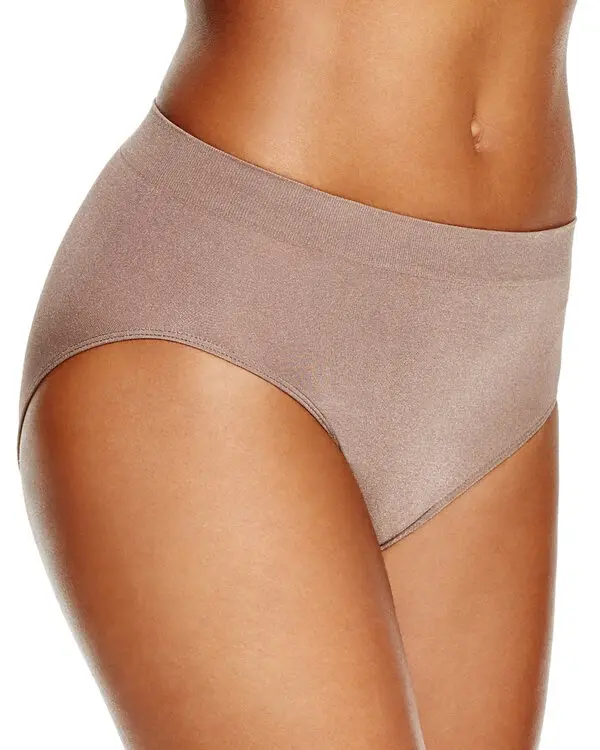 Wacoal B. Smooth Seamless High-cut Briefs - Cappuccino