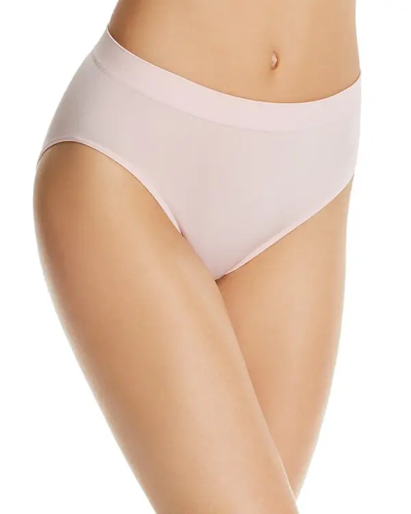 Wacoal B. Smooth Seamless High-cut Briefs - Chalk Pink