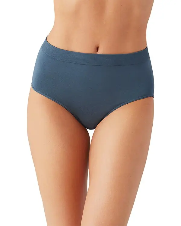 Wacoal B. Smooth Seamless High-cut Briefs - Dark Slate