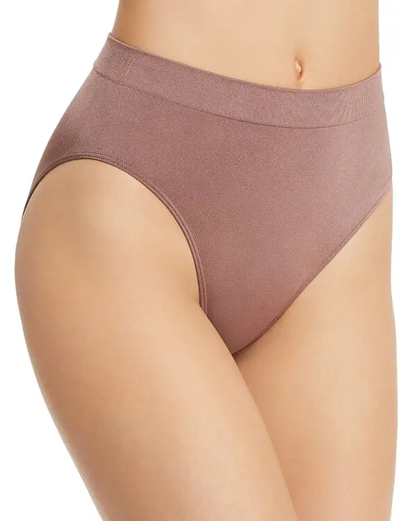 Wacoal B. Smooth Seamless High-cut Briefs - Deep Taupe