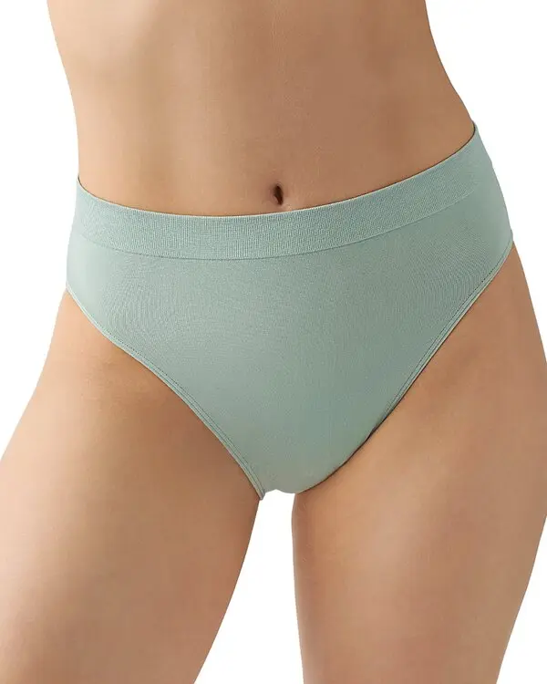 Wacoal B. Smooth Seamless High-cut Briefs - Iceberg Green
