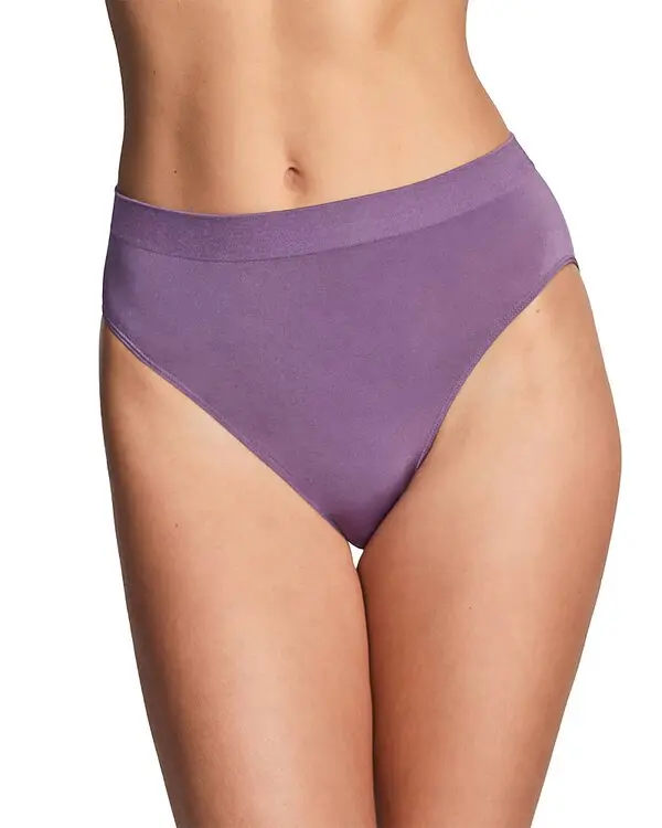 Wacoal B. Smooth Seamless High-cut Briefs - Italian Grape