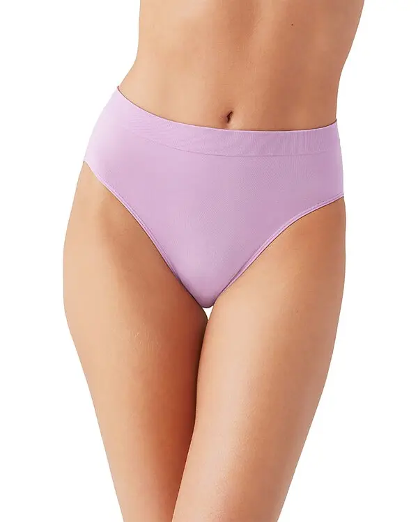Wacoal B. Smooth Seamless High-cut Briefs - Lavender Slate
