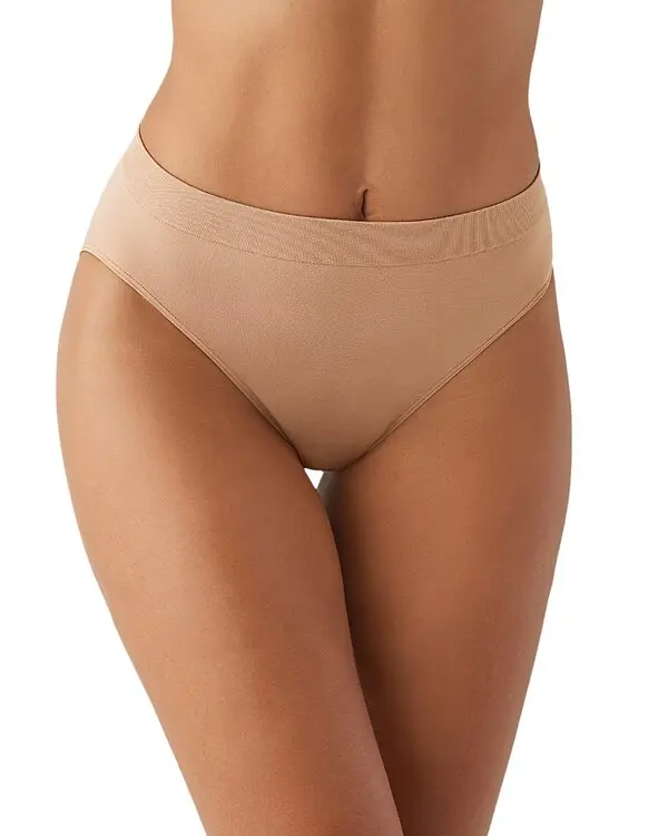 Wacoal B. Smooth Seamless High-cut Briefs - Praline