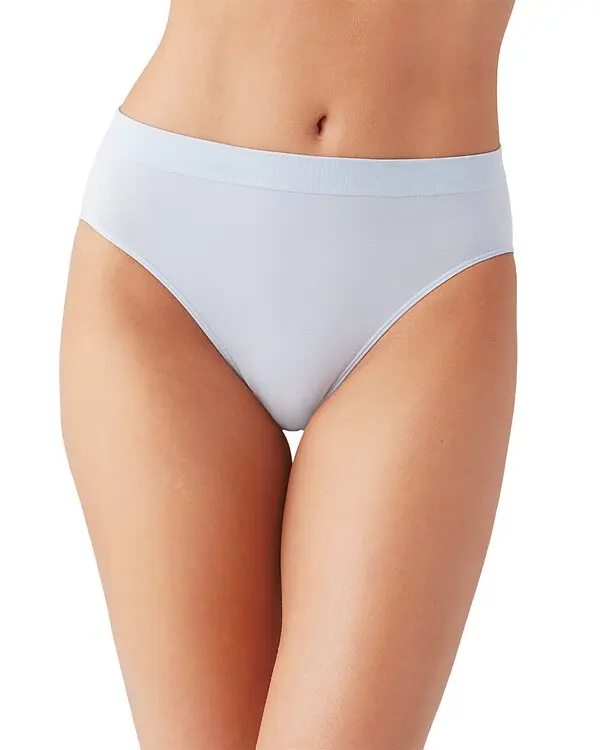 Wacoal B. Smooth Seamless High-cut Briefs - Soft Sky
