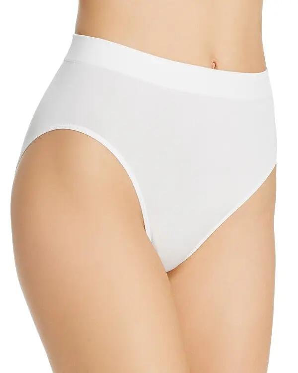 Wacoal B. Smooth Seamless High-cut Briefs - White