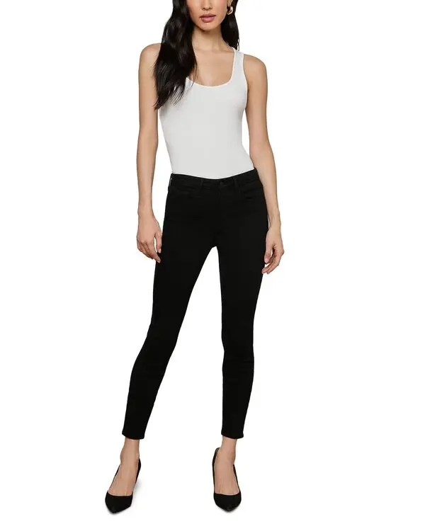 L'Agence Margot High-rise Skinny Jeans - Noir