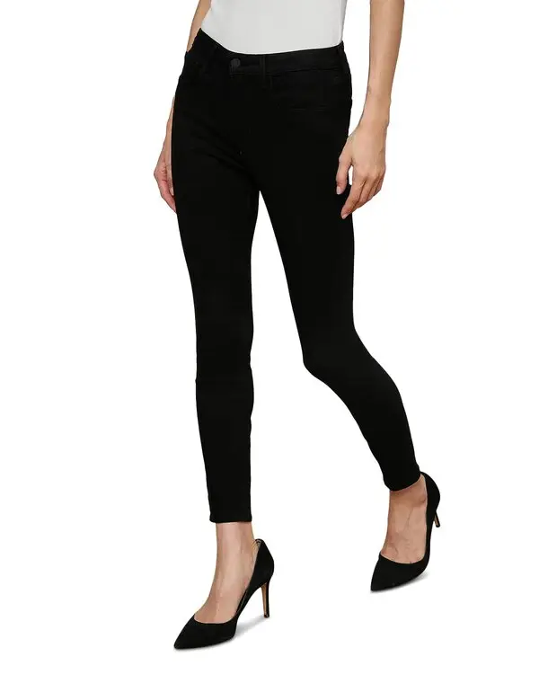 L'Agence Margot High-rise Skinny Jeans - Noir