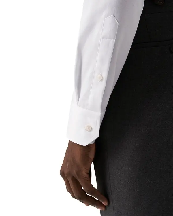Eton Super Slim Fit Twill Dress Shirt