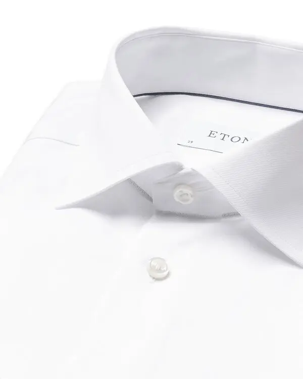 Eton Super Slim Fit Twill Dress Shirt