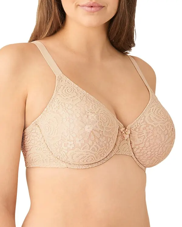 Wacoal Halo Unlined Underwire Bra - Sand