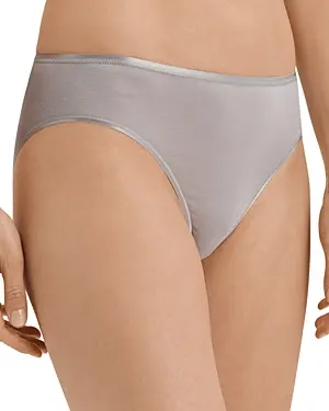 Hanro Cotton Seamless High-cut Full Briefs - Essential