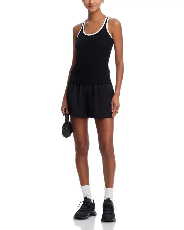 Splits59 Ashby Sleeveless Racerback Top - Black/white