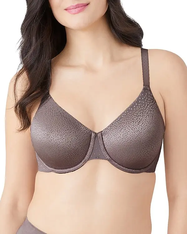 Wacoal Back Appeal Jacquard Underwire Bra - Cappuccino