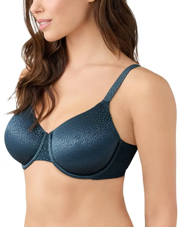 Wacoal Back Appeal Jacquard Underwire Bra - Dark Slate