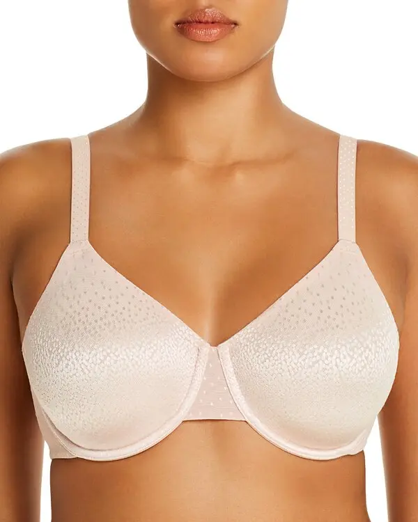 Wacoal Back Appeal Jacquard Underwire Bra - Rose Dust