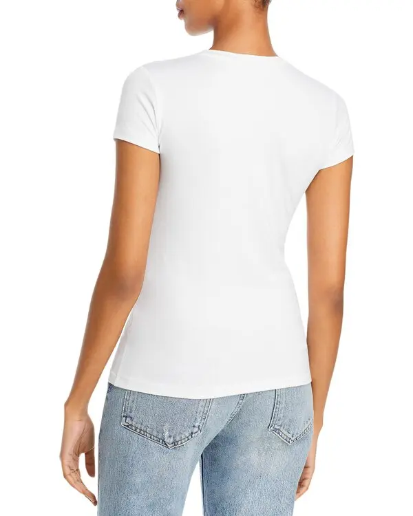 L'Agence Ressi Cap-sleeve Tee - White