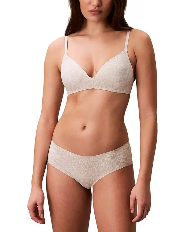 Calvin Klein Underwear Hipster Invisibles #d3429 - Stippled Skin Tofu