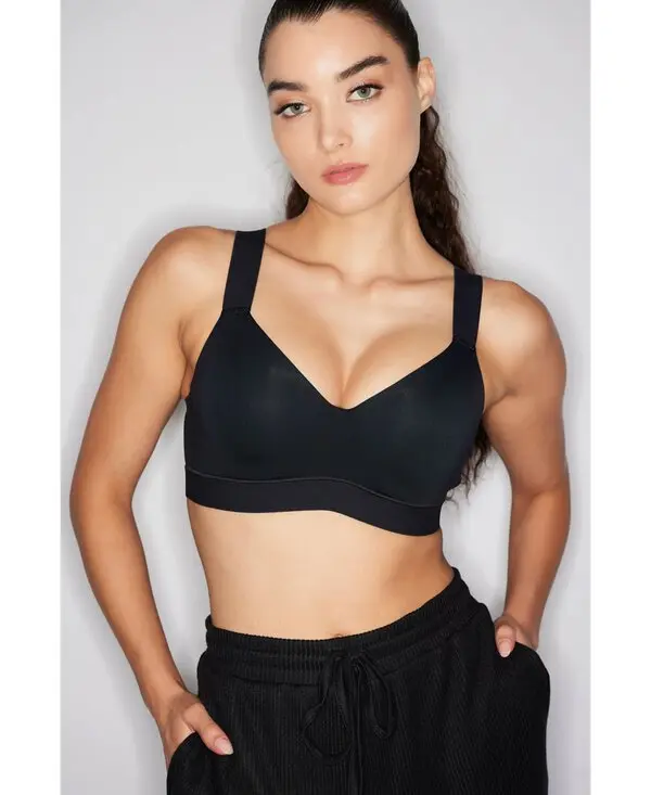 Natori Dynamic Convertible Medium-impact Sports Bra - Black