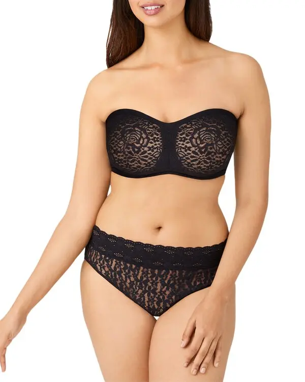 Wacoal Halo Strapless Lace Bra - Black