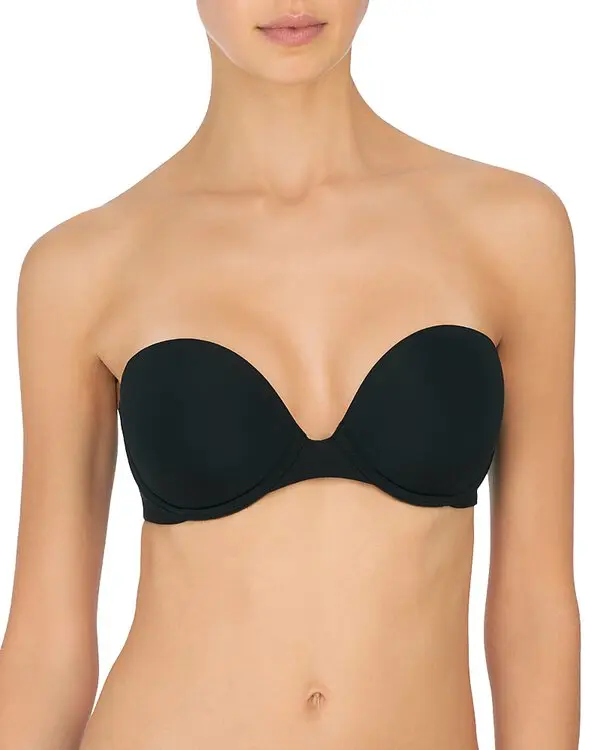 Natori Minimal Strapless Convertible Bra - Black