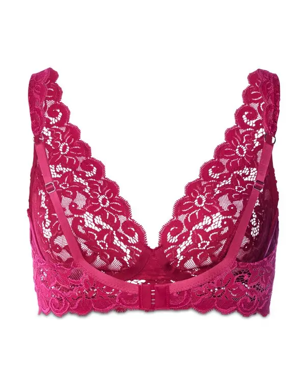 Hanro Luxury Moments All Lace Soft Cup Bra - Light Sangria