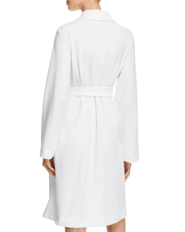 Hanro Plush Wrap Robe - White