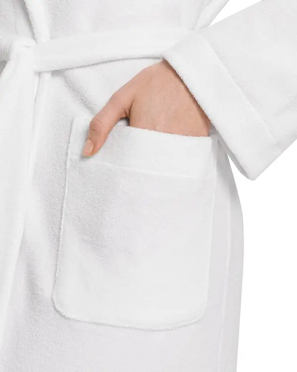 Hanro Plush Wrap Robe - White
