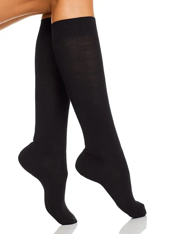 Falke Soft Merino Wool-blend Knee-high Socks - Black