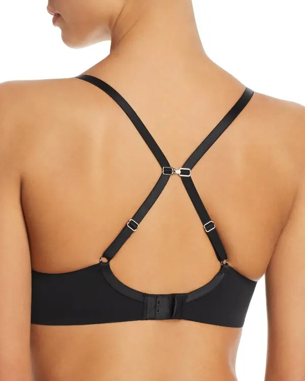 ON GOSSAMER Sleek Micro Convertible T-shirt Bra - Black