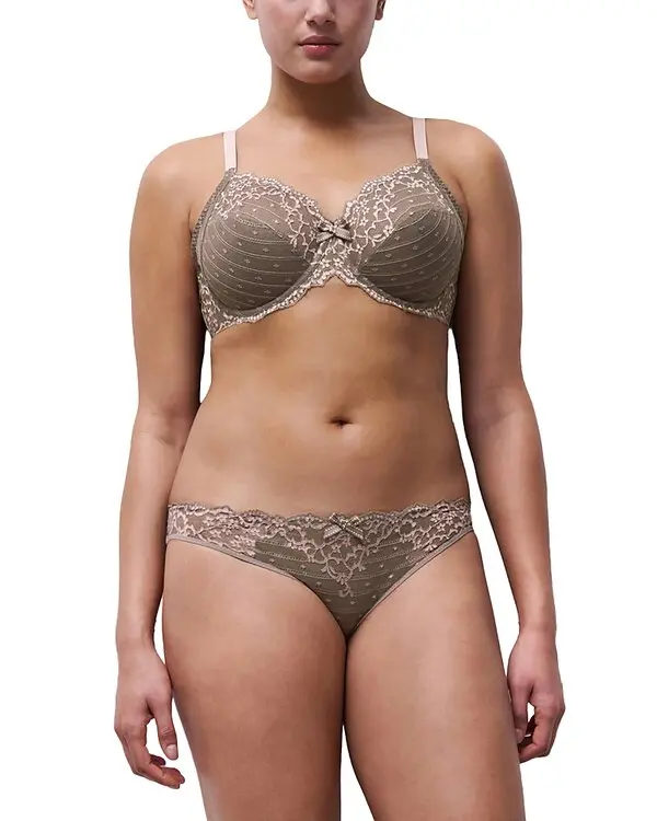 Chantelle Rive Gauche Full Coverage Unlined Bra - Bronzed Taupe/rose Sable