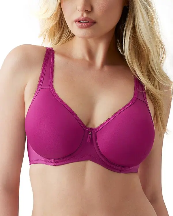 Wacoal Basic Beauty Full-figure Spacer Underwire T-shirt Bra - Berry Fizz