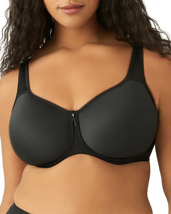 Wacoal Basic Beauty Full-figure Spacer Underwire T-shirt Bra - Black