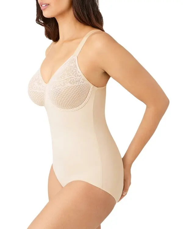 Wacoal Visual Effects Shaping Bodysuit - Sand