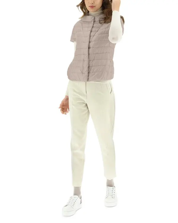 Herno Emelia Cap Sleeve Puffer Jacket - Chantilly