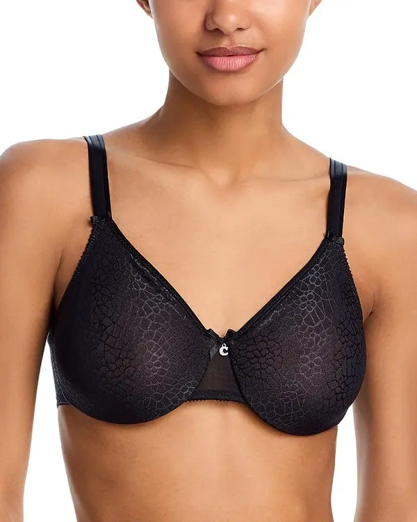 Chantelle Bra C Magnifique Minimizer Unlined Underwire - Black
