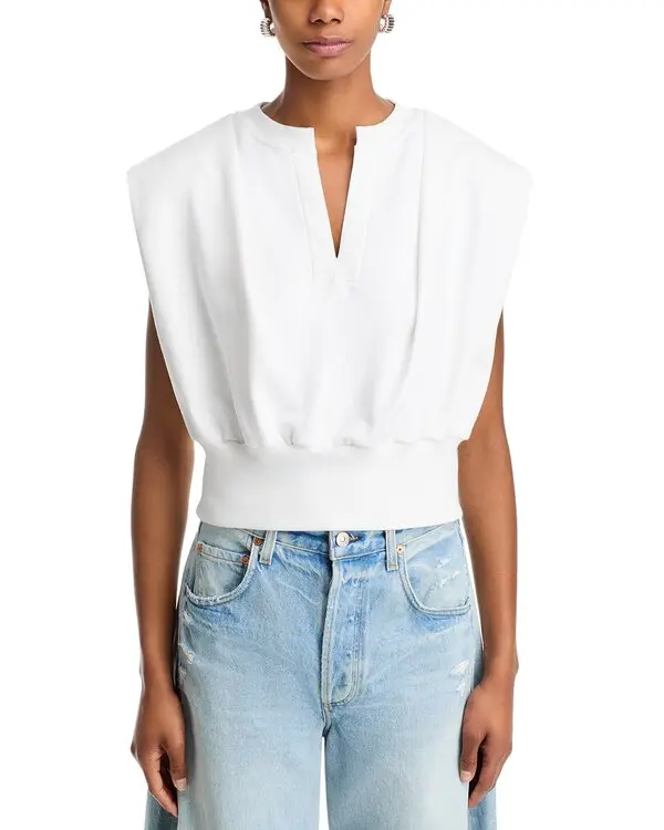 3.1 Phillip Lim Sleeveless French Terry Top