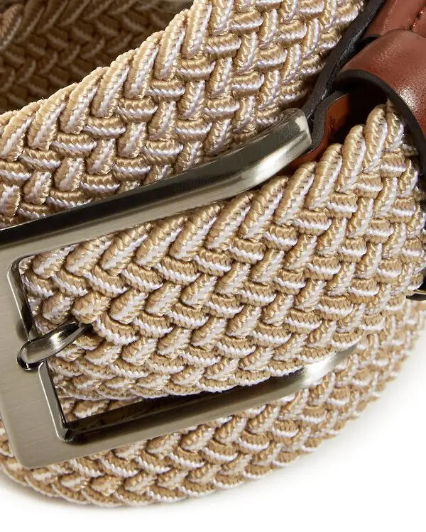 Bloomingdale'S Woven Stretch Belt