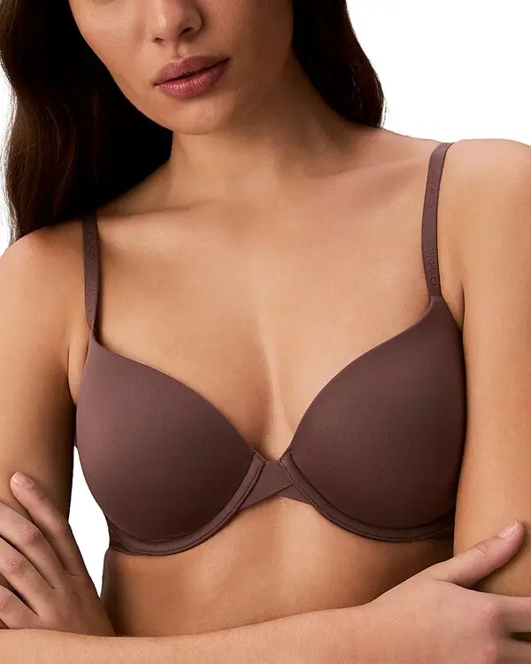 Calvin Klein Dupe- Perfectly Fit Modern T-shirt Bra - Botanical Brown